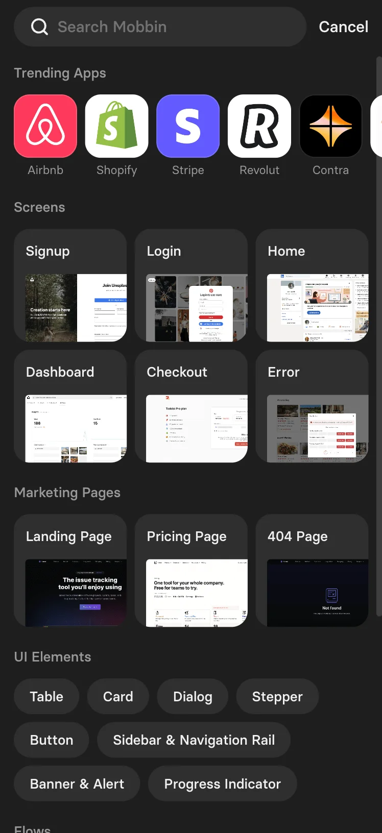 Navbar Gallery | Mobbin